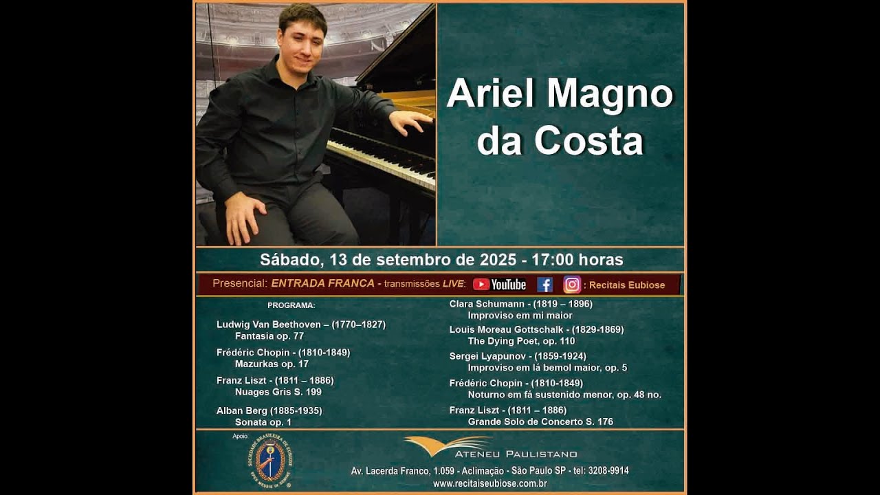 Ariel Magno da Costa - 13.09.2025 - YouTube