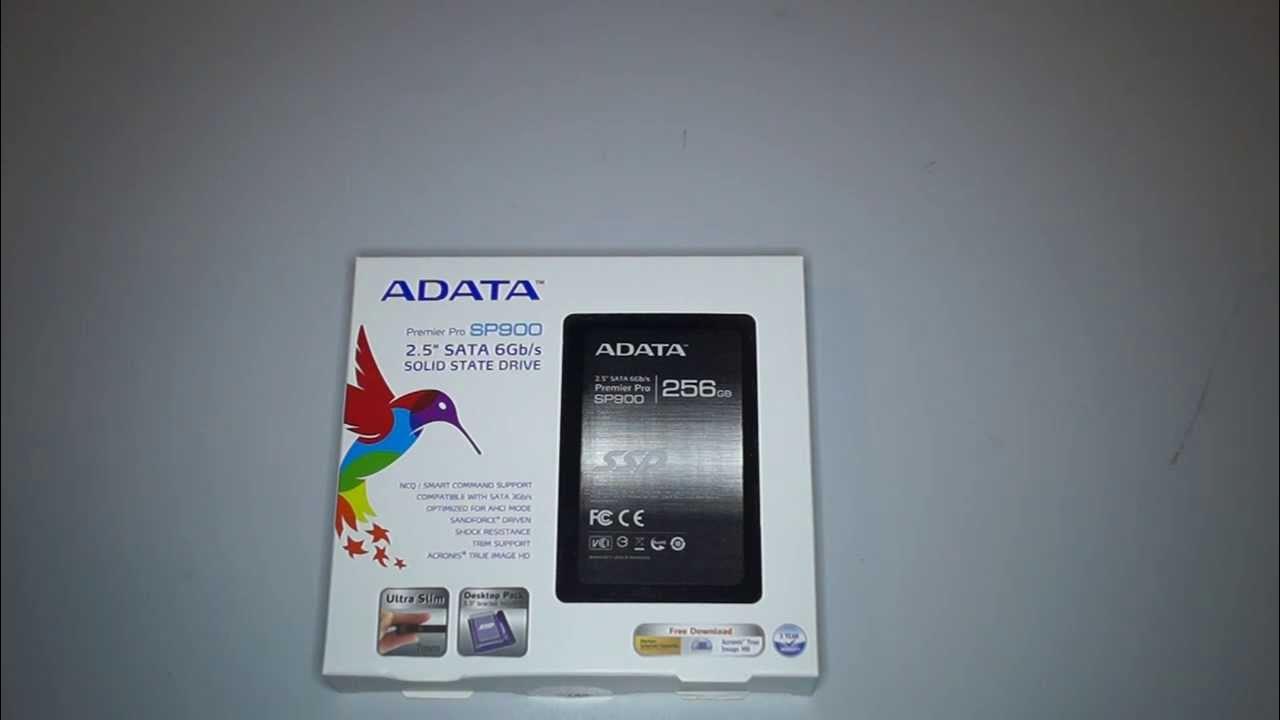 ADATA Premier Pro SP900 SSD 256 GB - Unboxing - YouTube