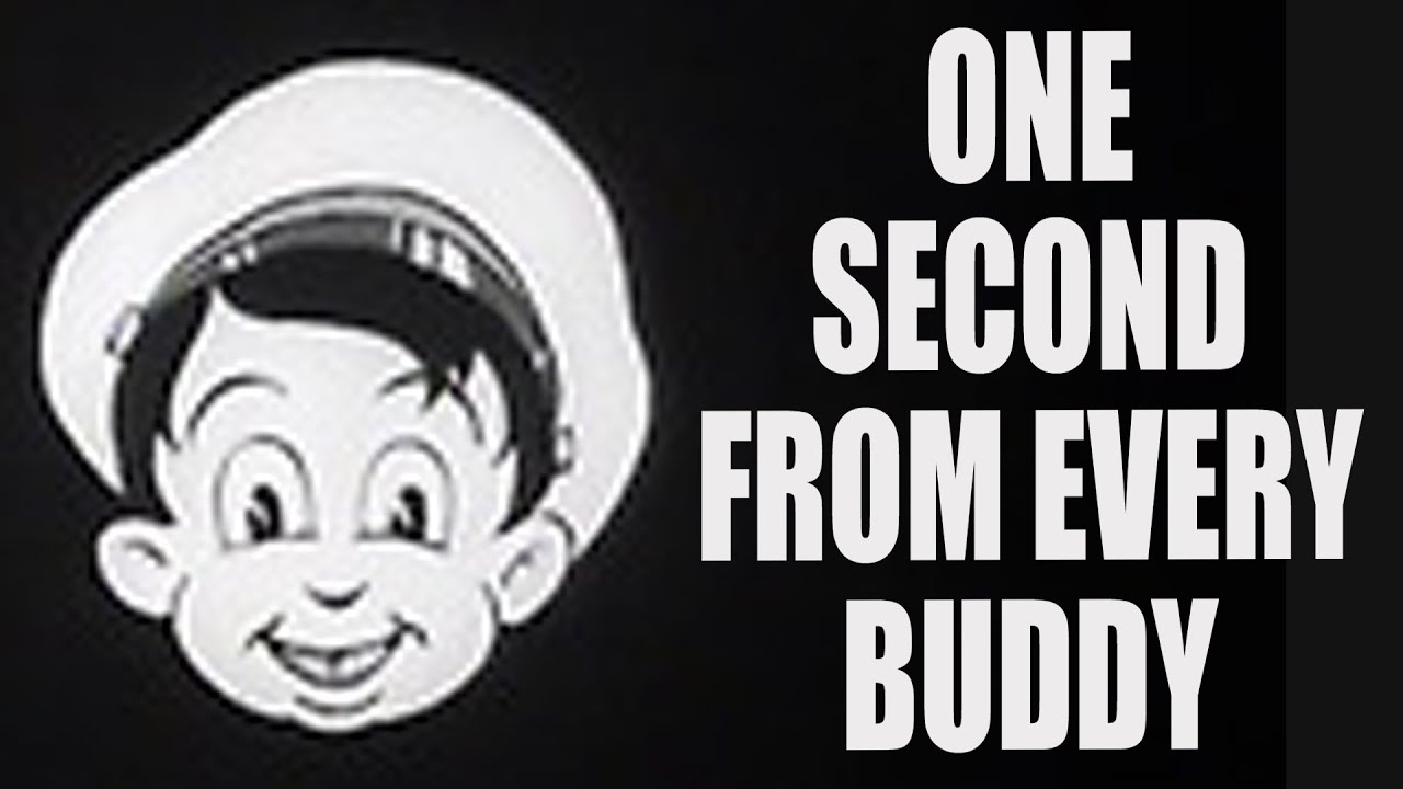 One Second From Every Buddy Cartoon (1933 - 1935) - YouTube