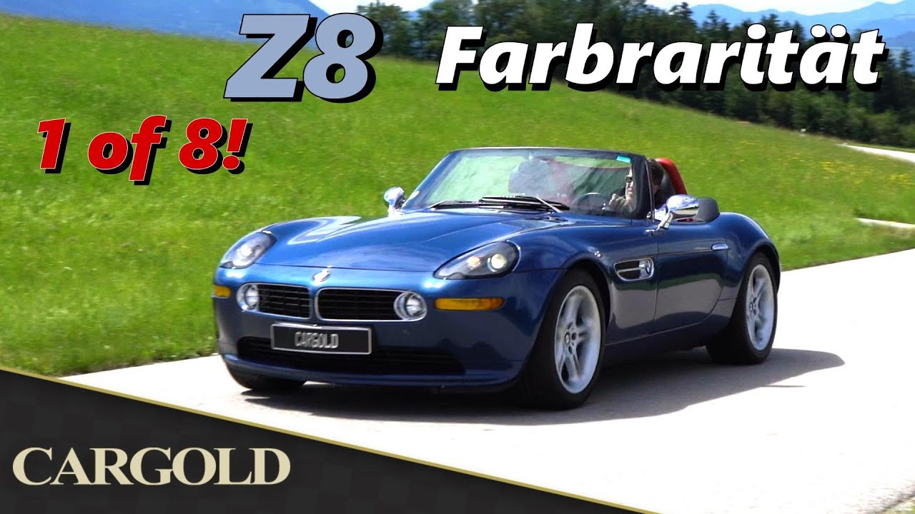 BMW Z8 Roadster, 2000, einer von Acht in Topas Blau mit Roter ...