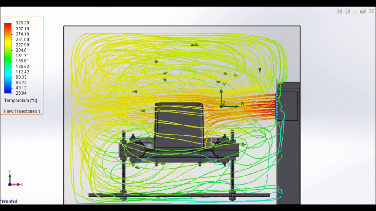 Hot air flow - YouTube