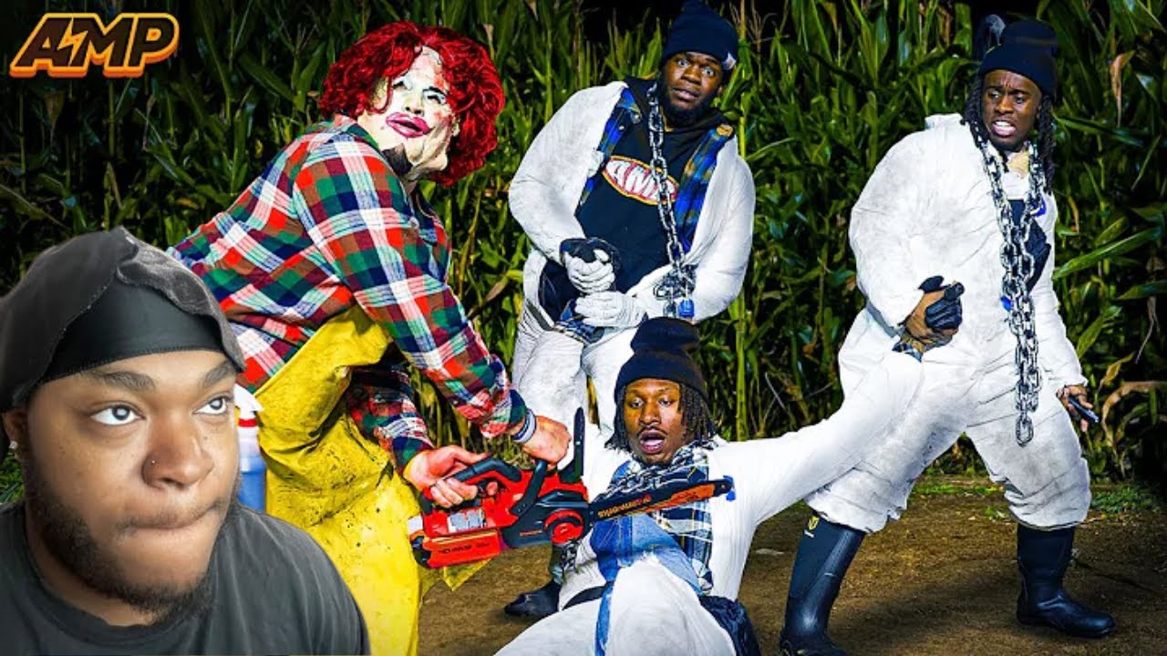 AMP HORROR HIDE AND SEEK... D Lou Reacts - YouTube