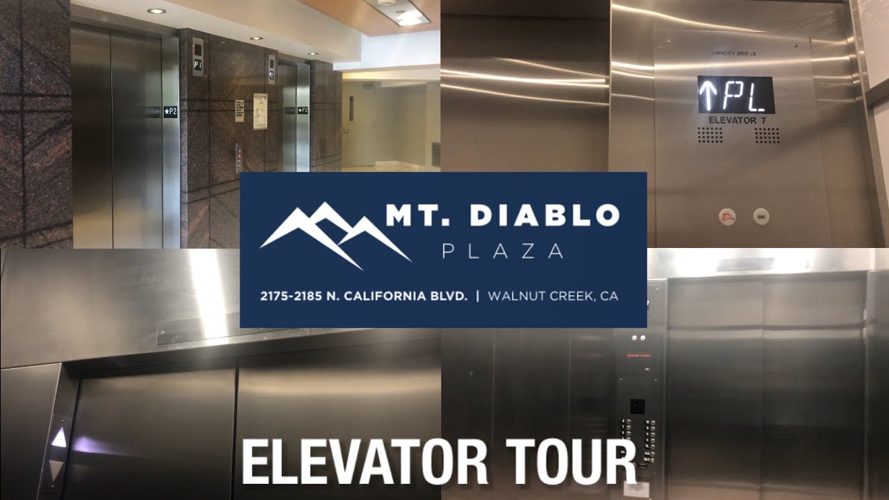ELEVATOR TOUR - Otis Series M4 Traction Elevators - Mt Diablo Plaza - Walnut Creek, CA - YouTube