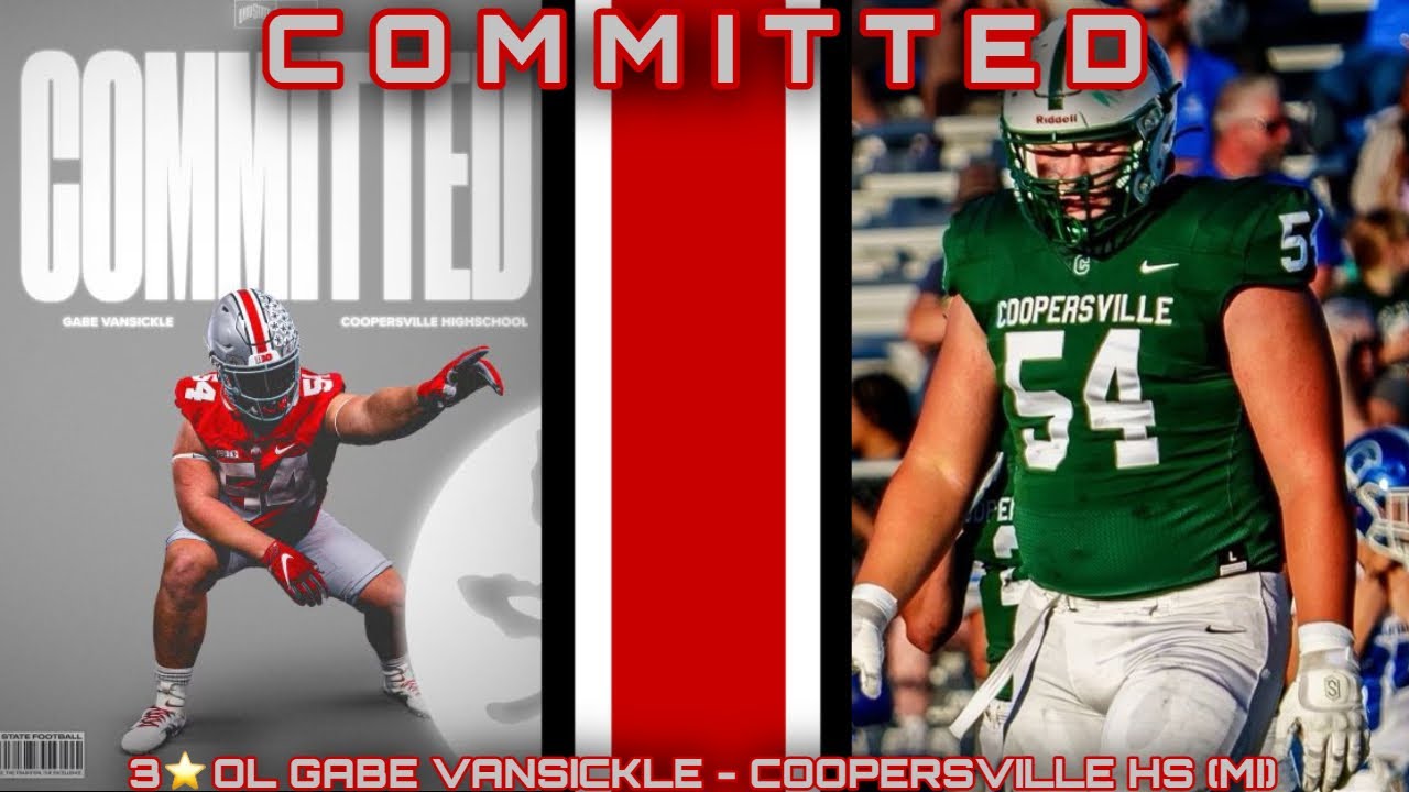 🚨FLIP ALERT🚨 3 ⭐ OL Gabe VanSickle flips to Ohio State! - YouTube