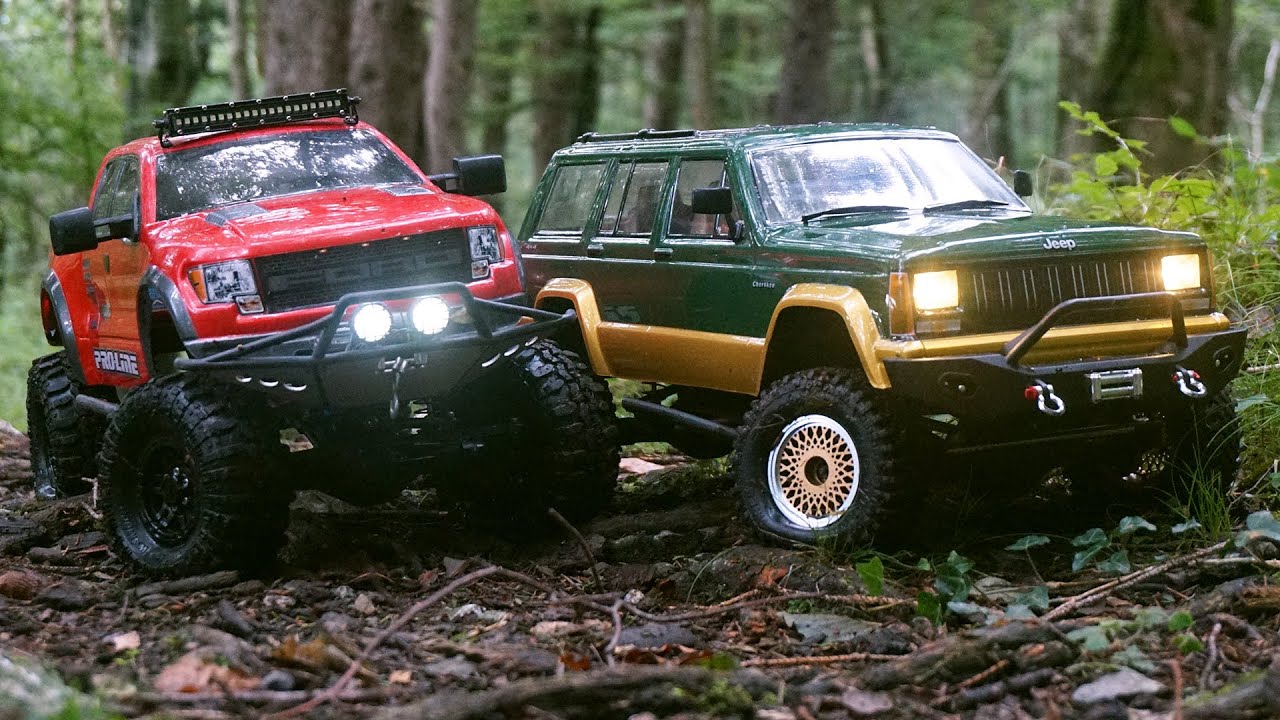 RC Trailing - Unity [Pt. 1] - F-150 Raptor & '92 Cherokee - YouTube
