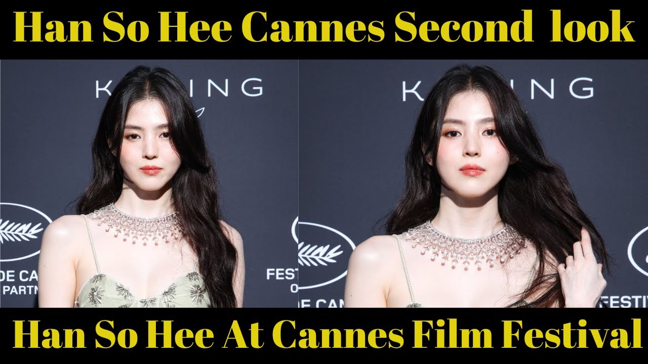 Korean Actress Han So Hee At Cannes Film Festival #Cannes2024 - YouTube
