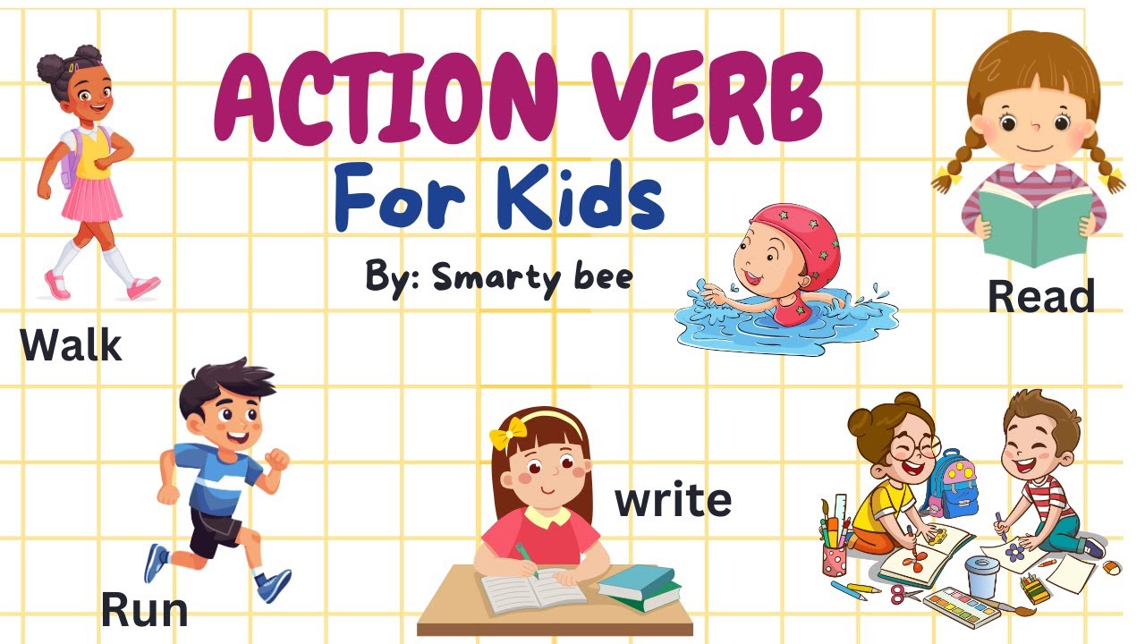 Action Verbs Made Easy: Fun Learning for Kids #learning #verbs # ...