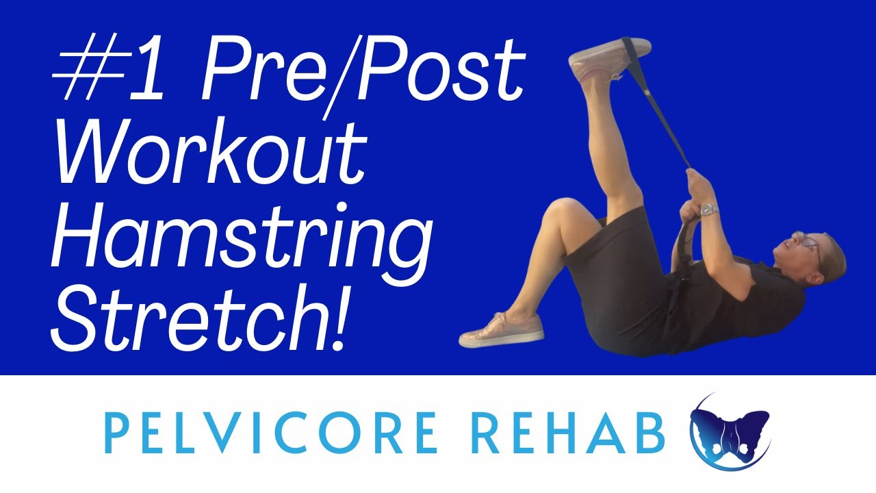 Best Pre and Post Workout Hamstring Stretch! - YouTube