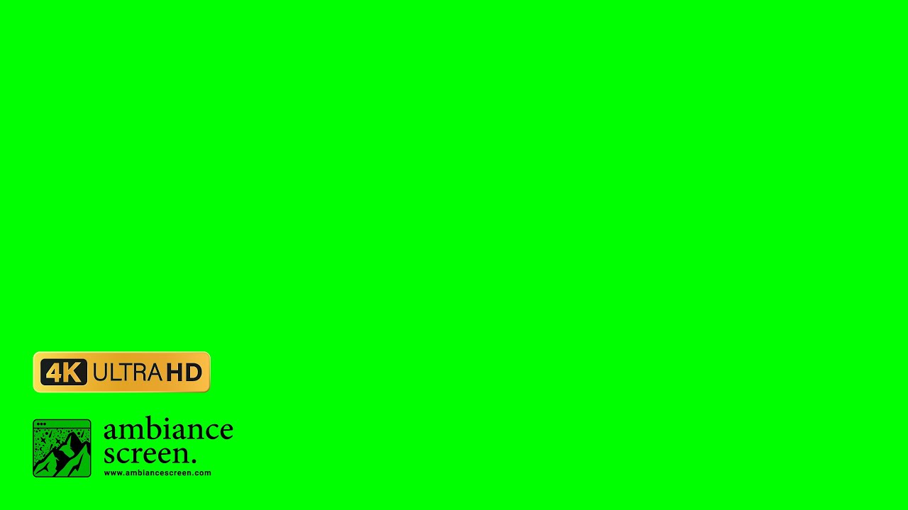 🟢 Pure Green Screen - 4K (10 HOURS) | Ambiance Screen. - YouTube