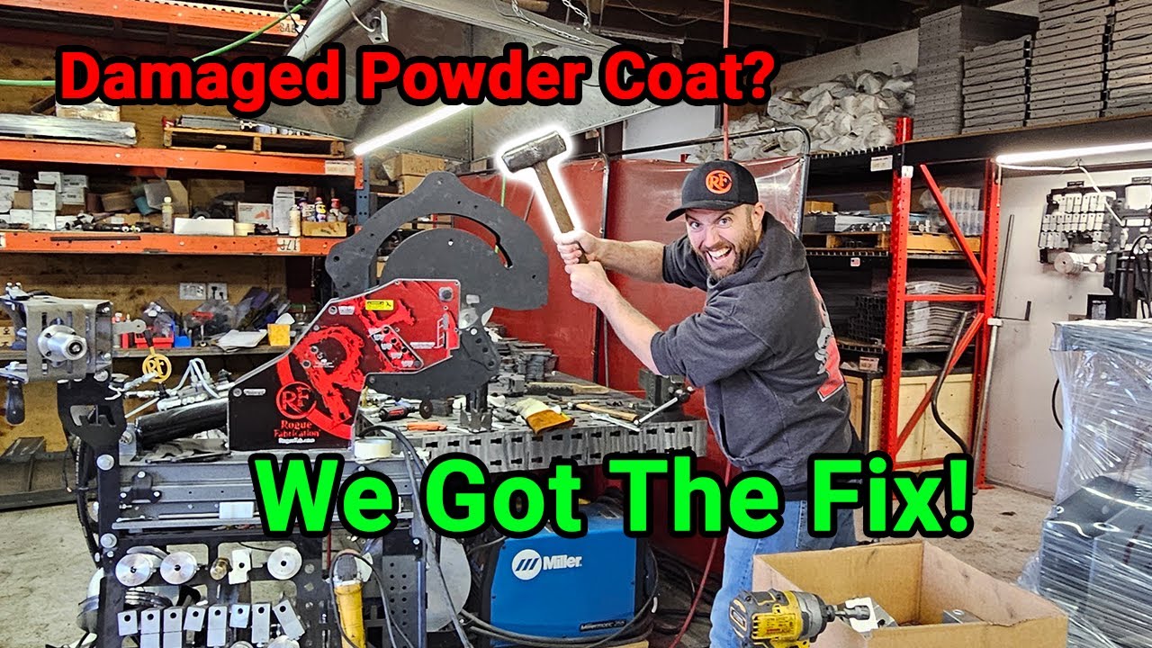 Powder Coat Damage and Repair on your Tubing Bender - YouTube