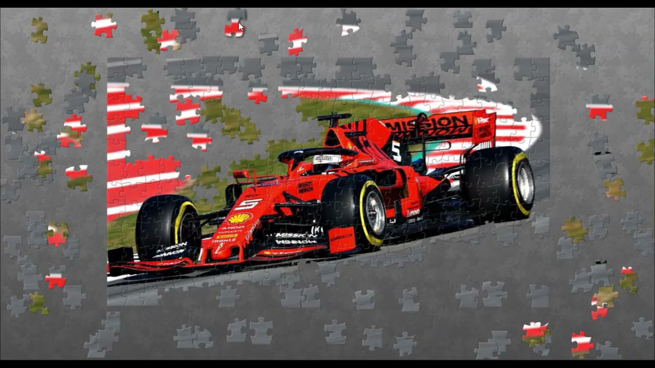 Jigsaw puzzle Ferrari F1 - YouTube