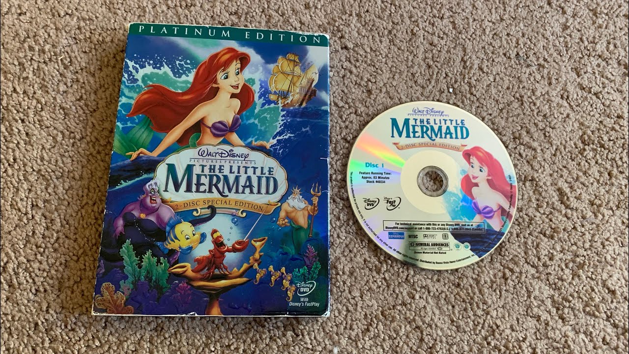 Opening to The Little Mermaid 2006 DVD - YouTube
