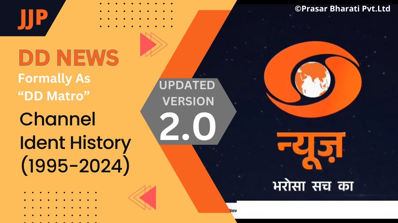 [Re-Uploaded] DD News (formally "DD Metro") Channel Ident History (1984 ...