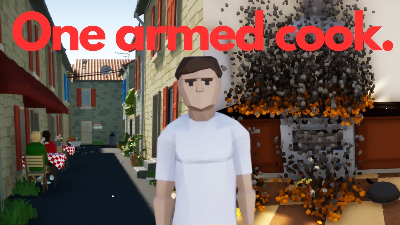 ONE armed cook, BUT I can't cook... - YouTube