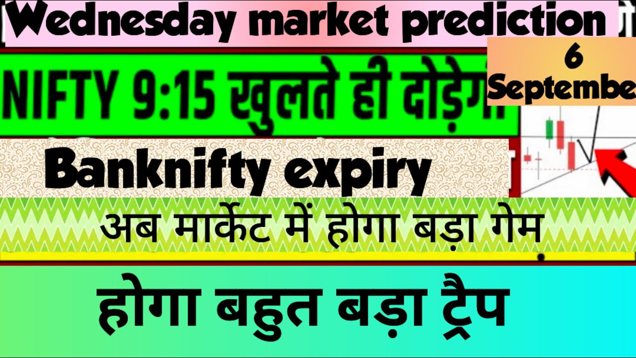 Banknifty Ll Nifty Wednesday Market Prediction Intraday Trading Stock