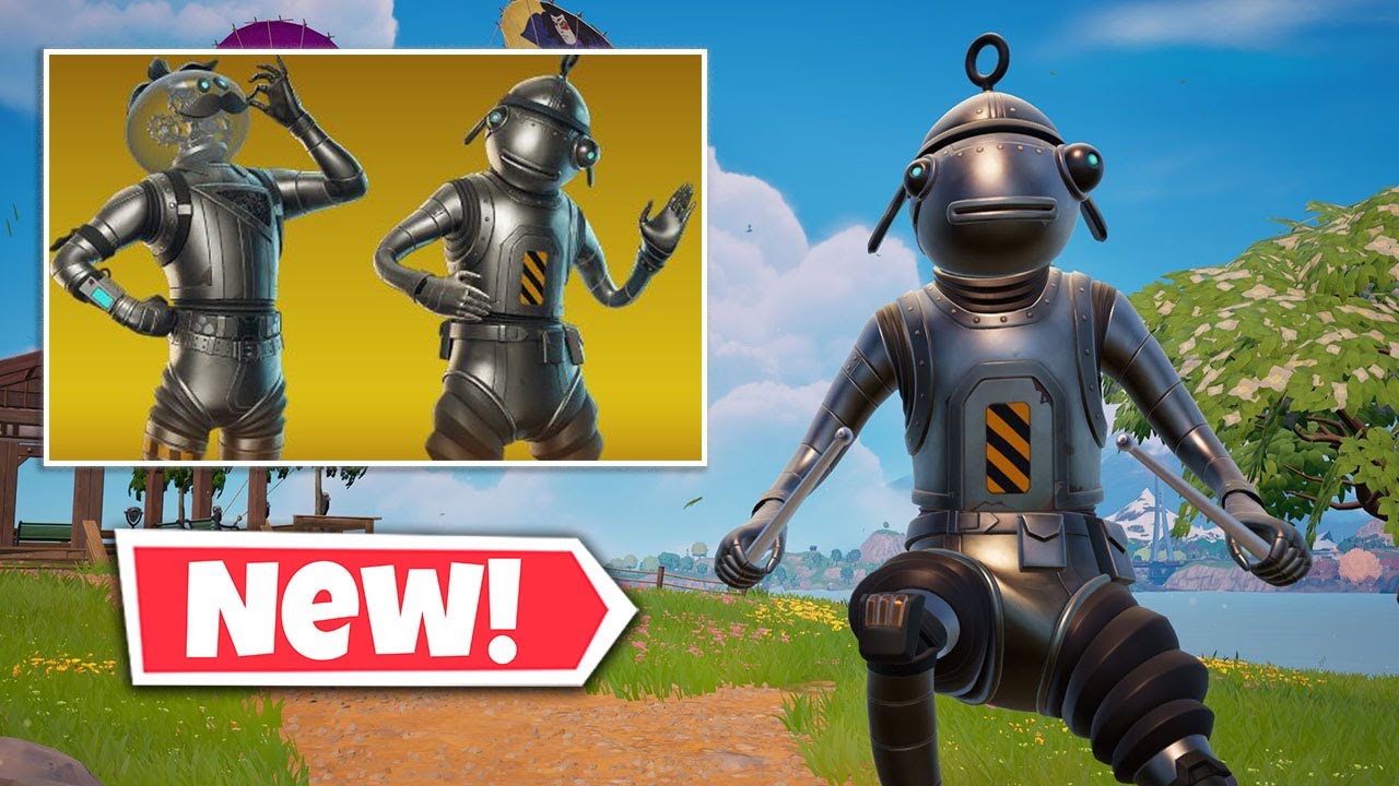 NEW FISH-HE4D'S Bundle Gameplay In Fortnite! (Robo-Fishstick ...