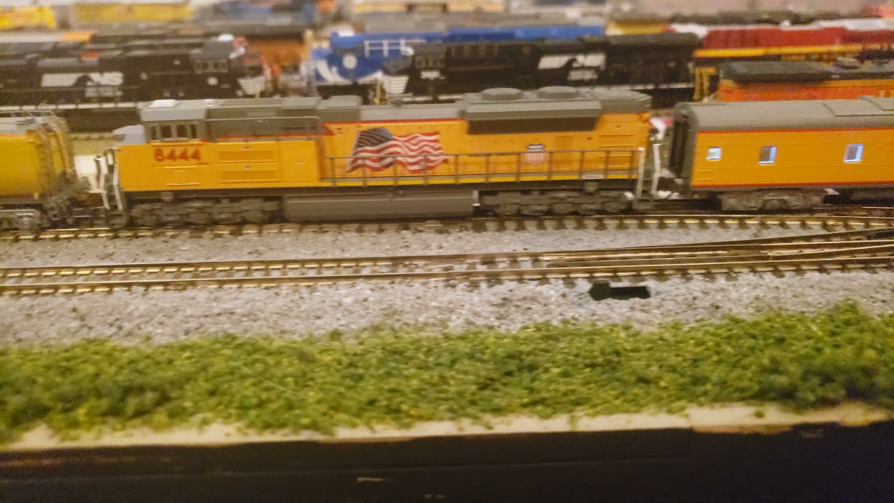 Union Pacific Excursion Train with FEF-3 844 and SD70Ace 8444 - YouTube