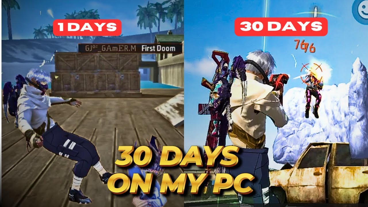 30 DAYS CHALLENGE ON PC [FREE FIRE] - YouTube