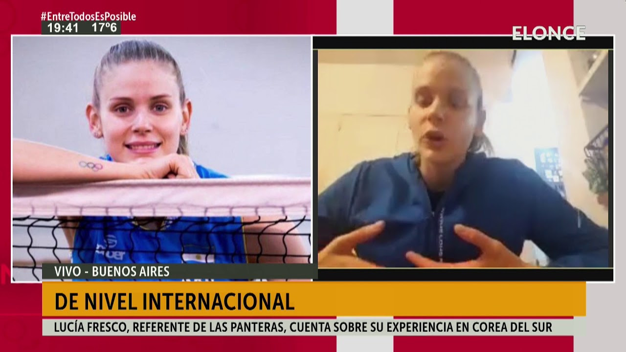 Lucía Fresco referente de las Panteras cuenta su experiencia en Corea ...