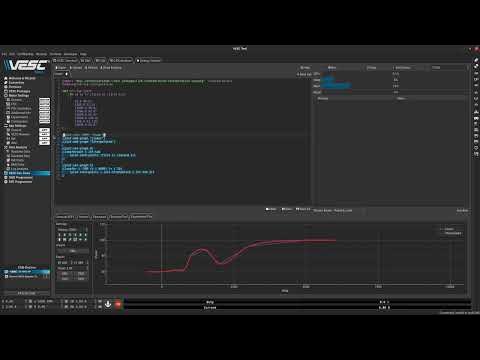 VESC Tool 6.2 Lisp Plotting and Interpolation - YouTube