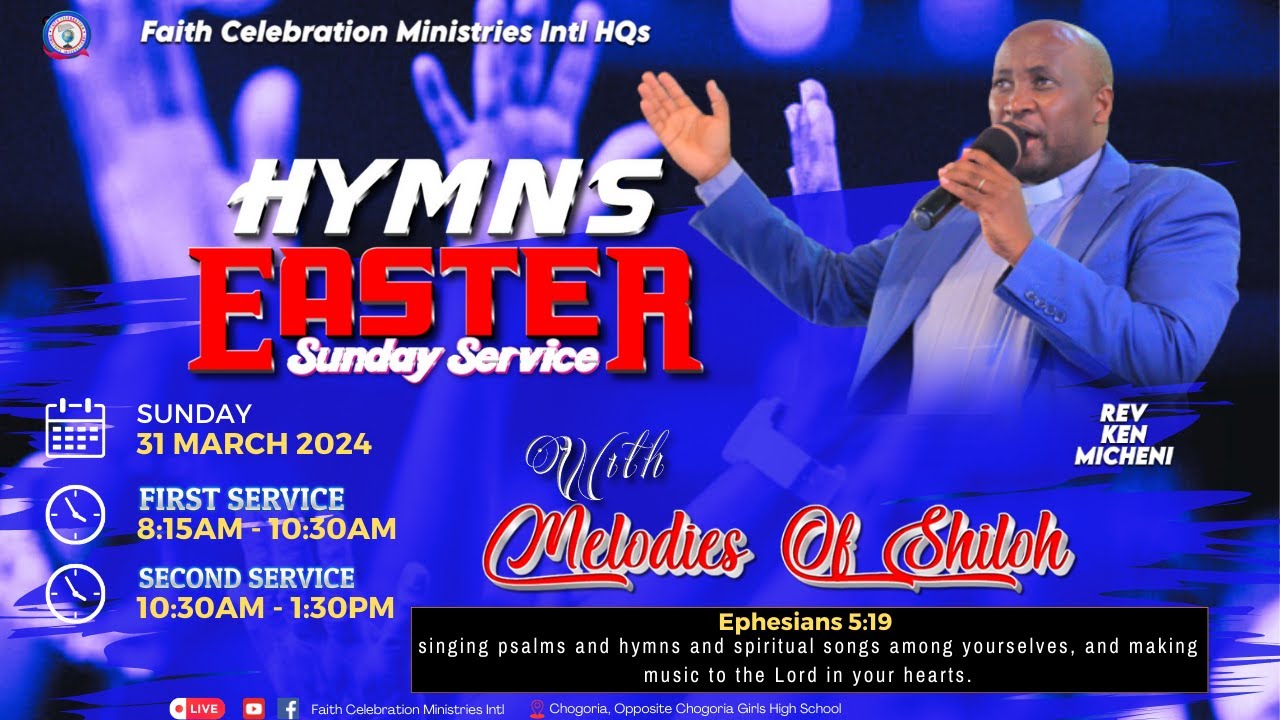 || HYMNS EASTER SUNDAY || SECOND SERVICE || - YouTube