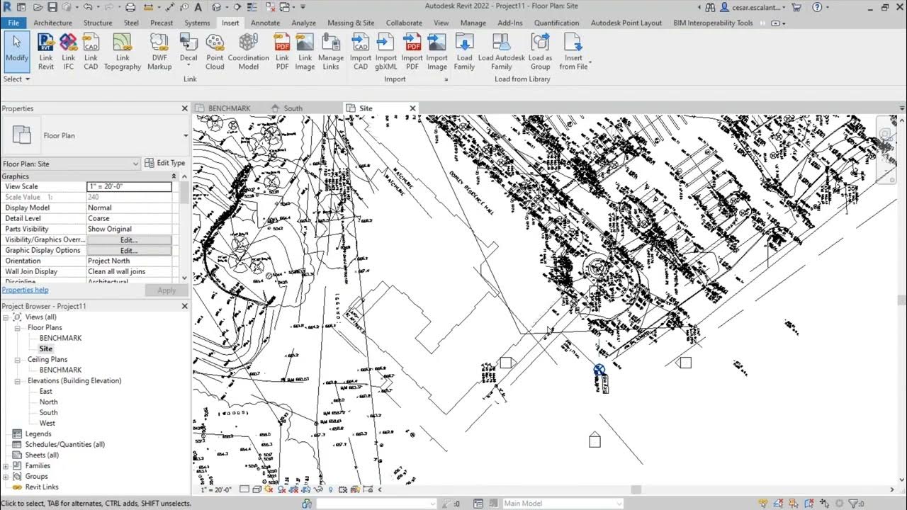 Chapter 4 Site Analysis Part 4 Bring topography site design and site context into Revit - YouTube