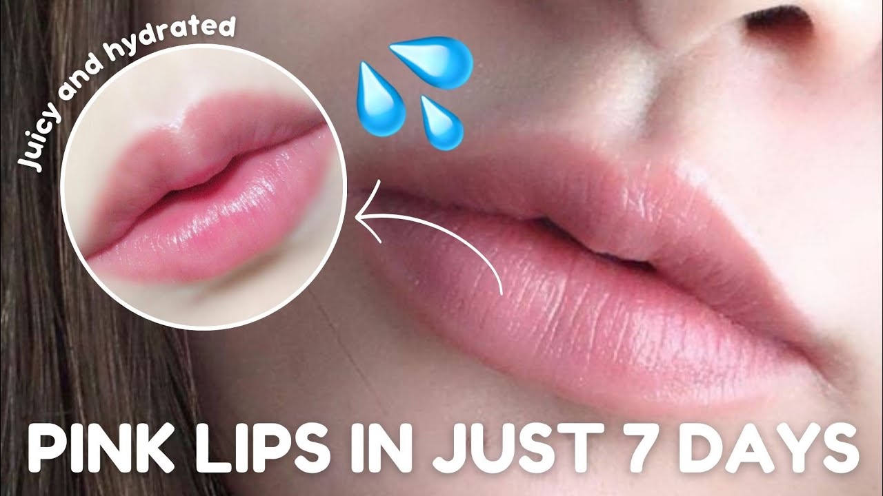 How to Make Your Lips Pink and Juicy Naturally 💋 - YouTube
