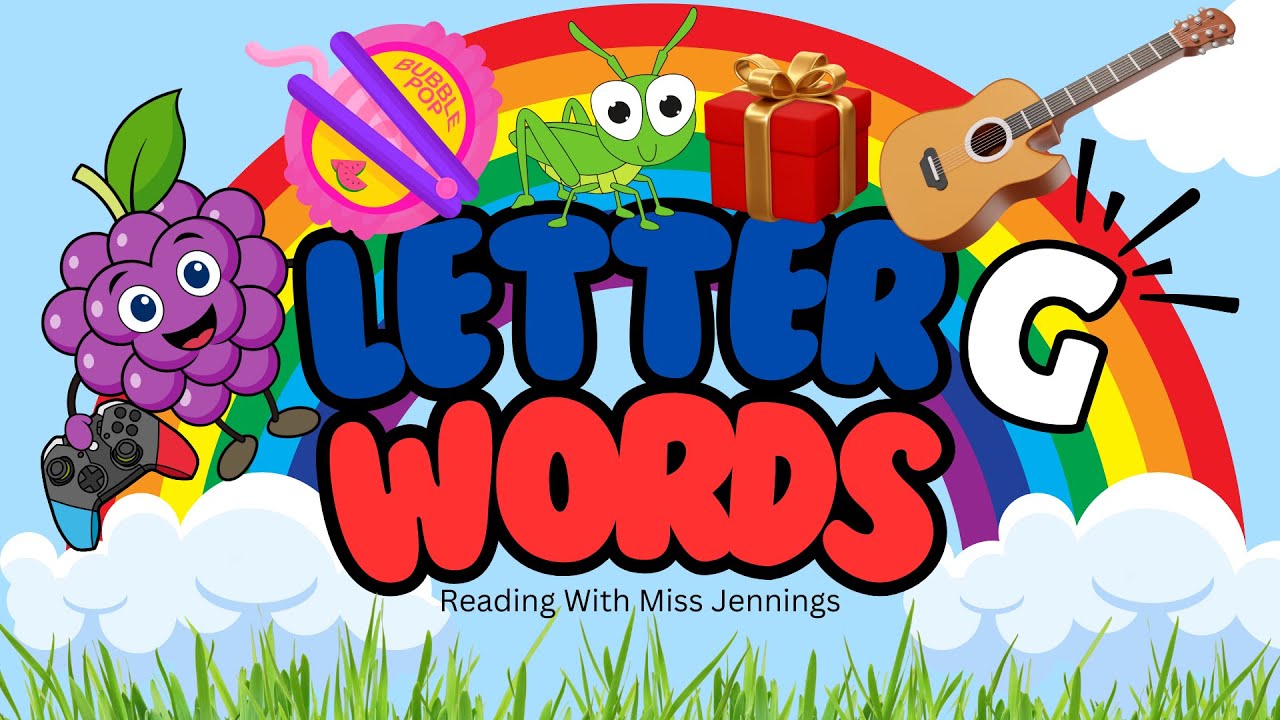 Learn the Letter G | Fun Learning Activity and Game to Get Kids Reading ...