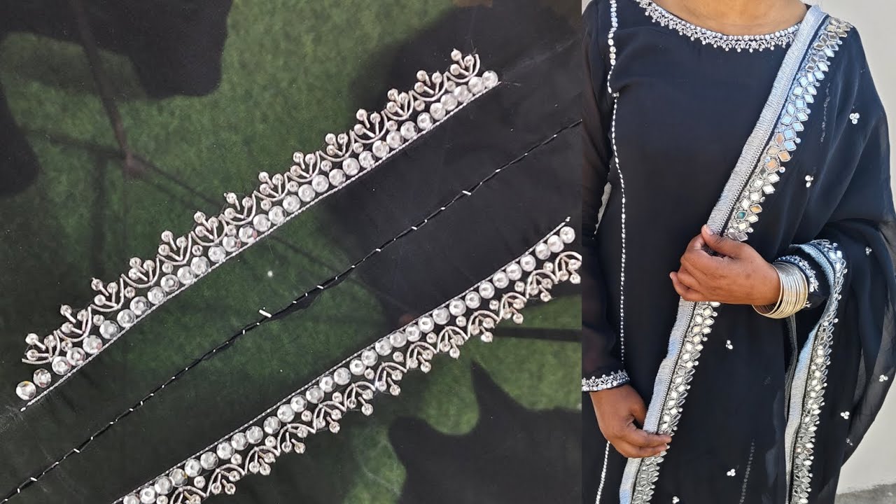 Hand embroidery🪡 embroidery stitches sequence embroidery designs - YouTube