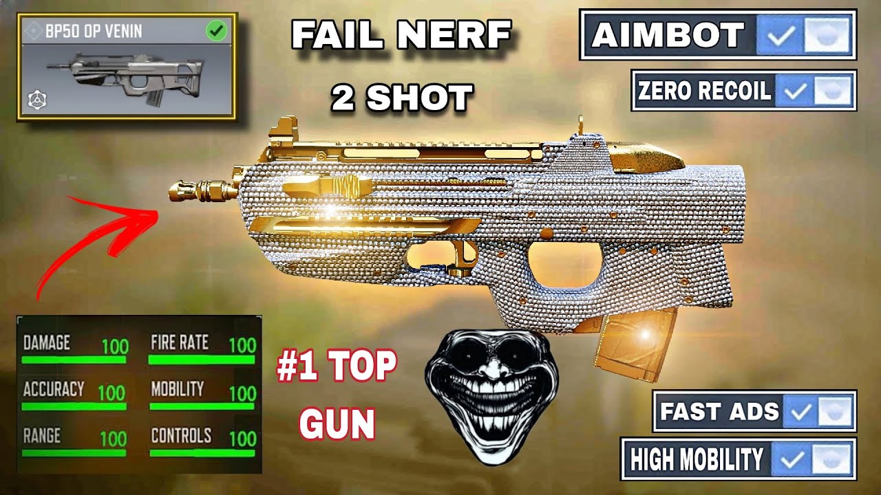 NEW "2 SHOT" BP50 Gunsmith! its TAKING OVER COD Mobile in Season 1 ...