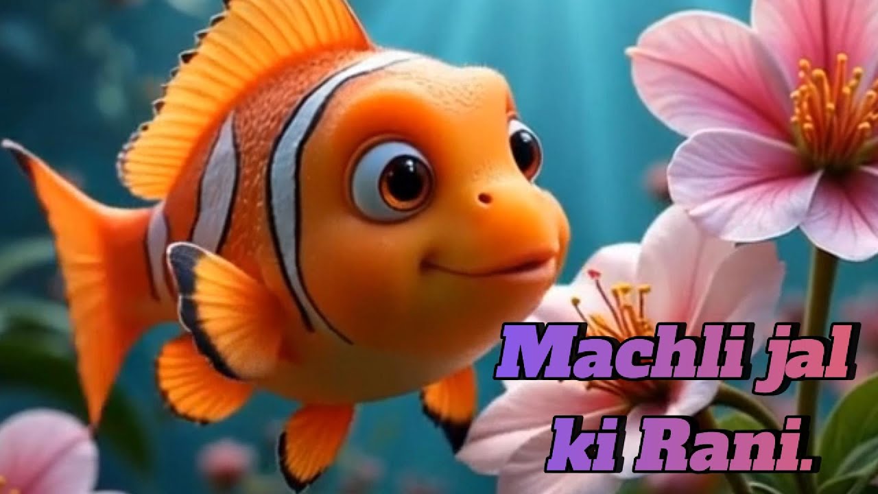 Machli Jal ki rani Hai/new Hindi poem/cartoons for kids/creator Ajmal ...