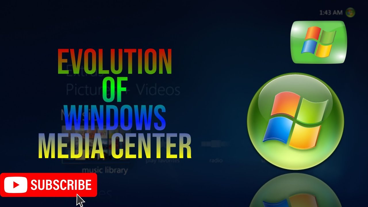 EVOLUTION OF WINDOWS MEDIA CENTER | Subscribe | MS Amjad Studios - YouTube