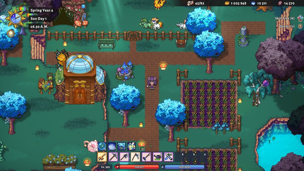 Sun Haven - Nel'vari farm tour update - YouTube