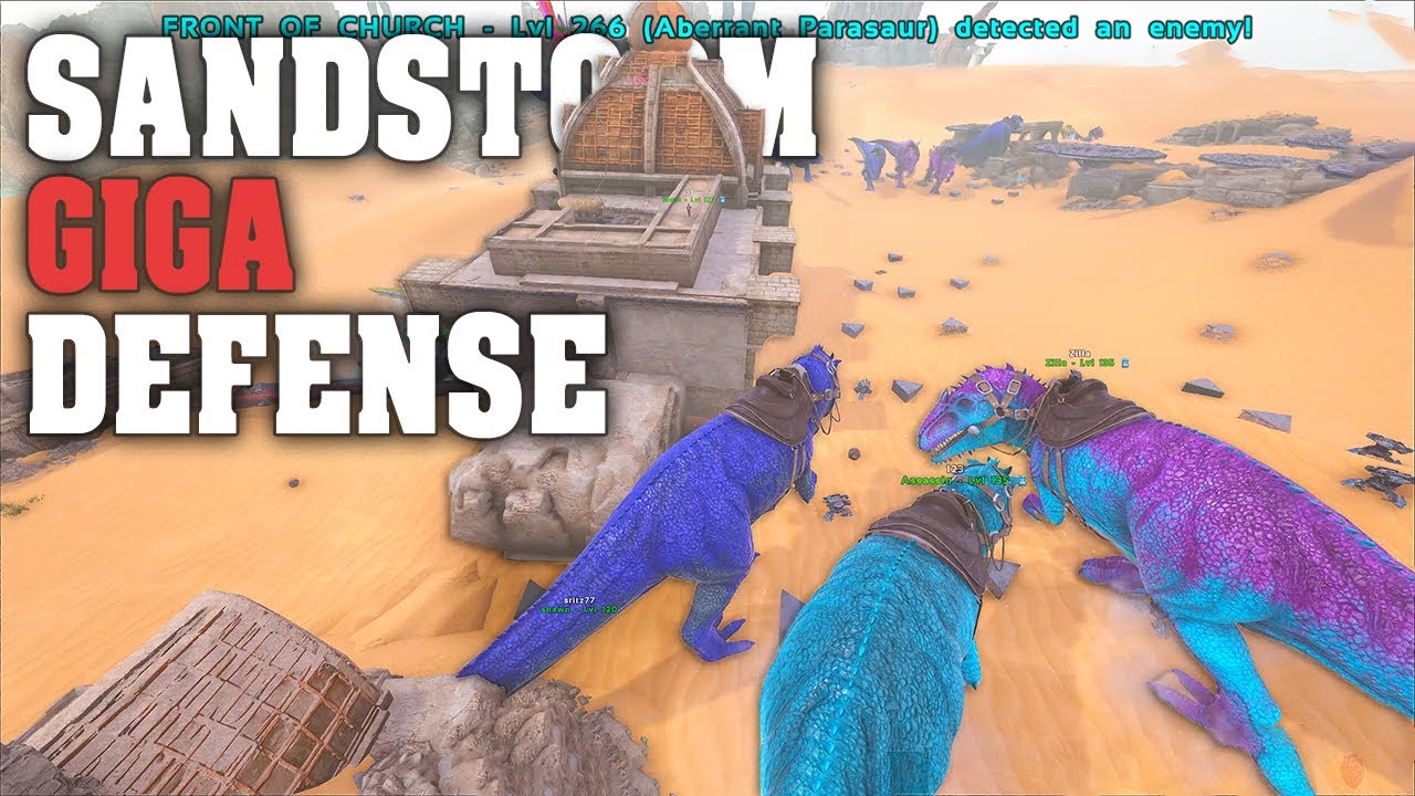 We used The Sandstorm To Prepare A Push! | Ark PVP Official E19 - YouTube