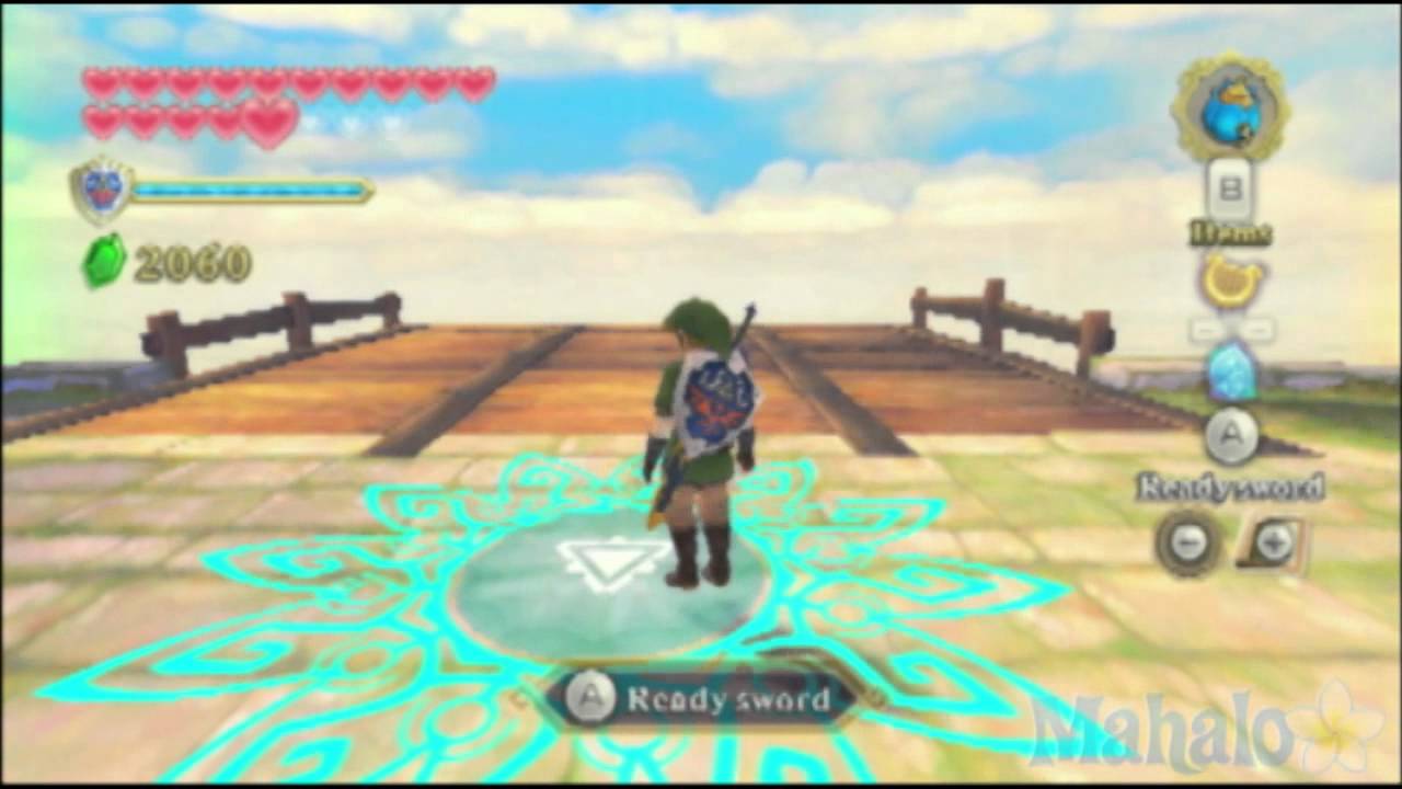 Legend of Zelda: Skyward Sword Walkthrough- Skyloft Silent Realm - YouTube