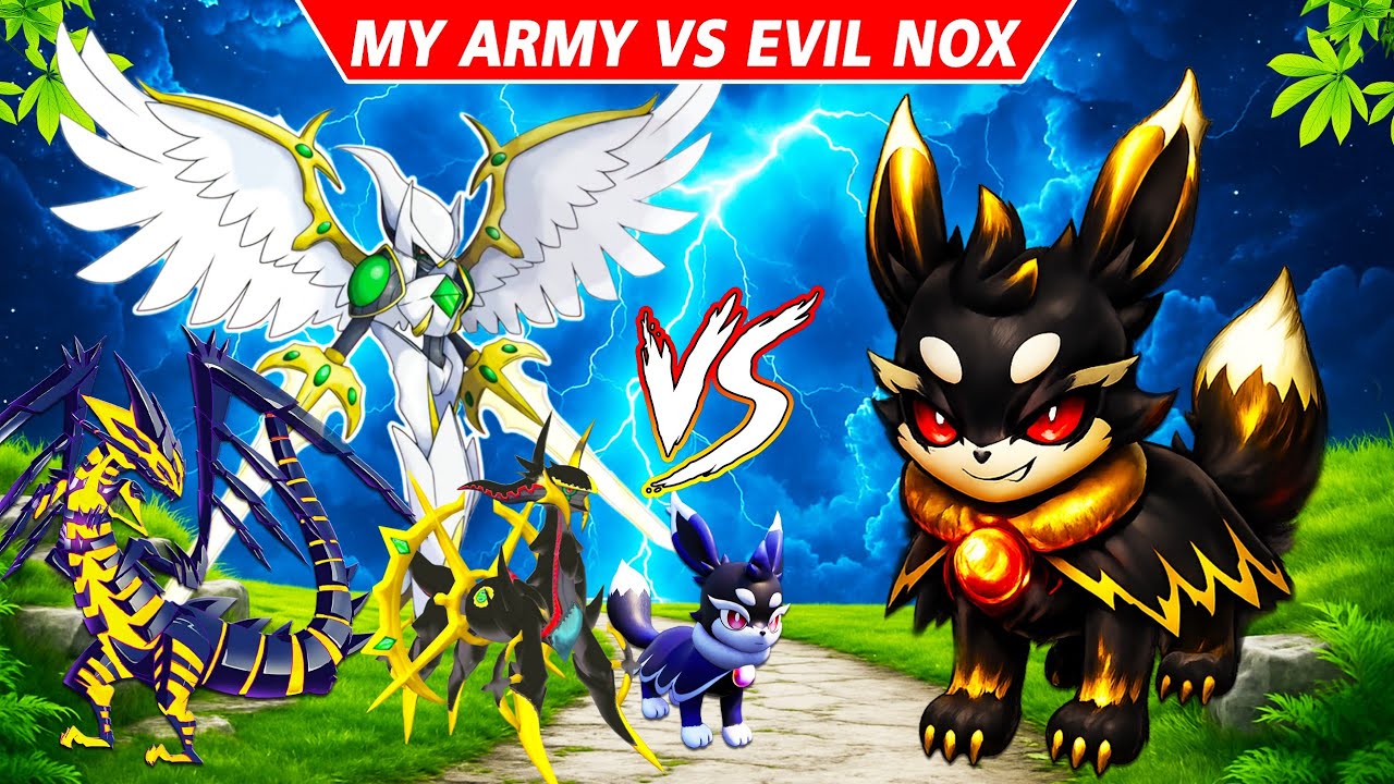 OMG!😲 BATTLE EVIL NOX vs MY POKEMON ARMY in PALWORLD | PALWORLD ...
