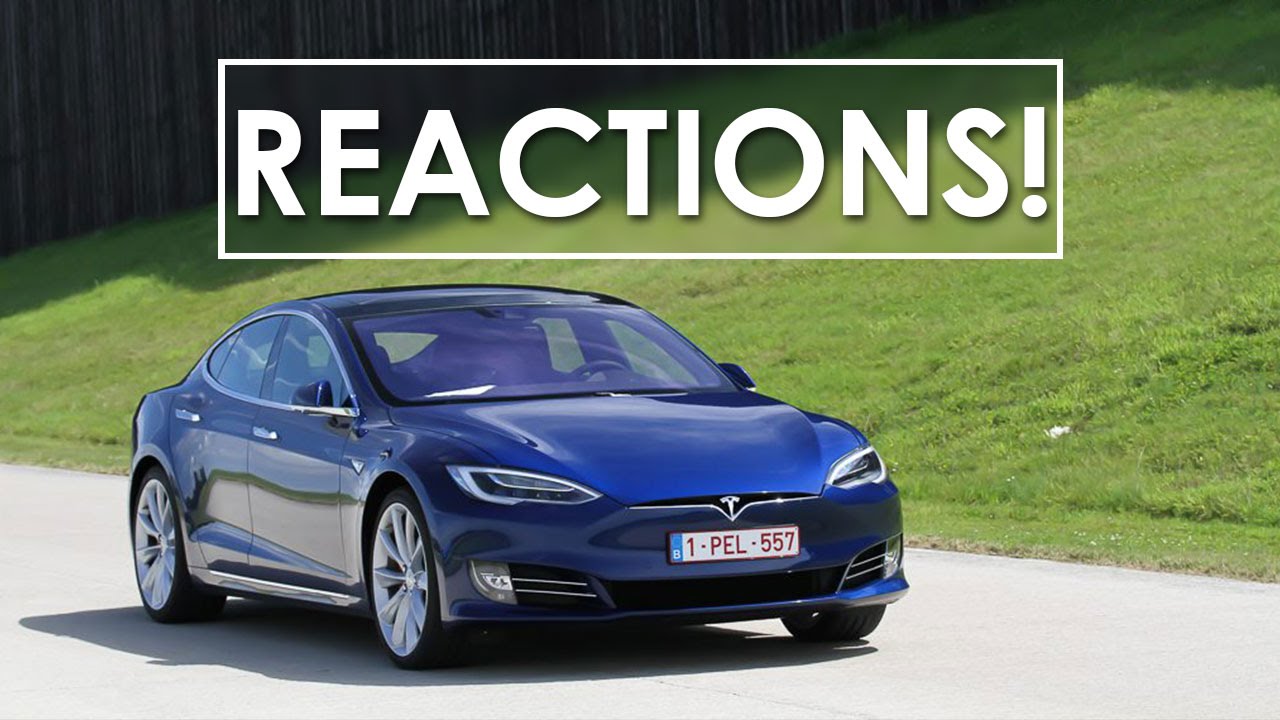 Tesla Model S P90D Facelift | Ludicrous Mode Reactions! - YouTube