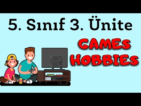 5.Sınıf İngilizce 3.Ünite Games And Hobbies Konu Anlatımı Ve Kelimeleri (Animasyonlu Anlatım)
