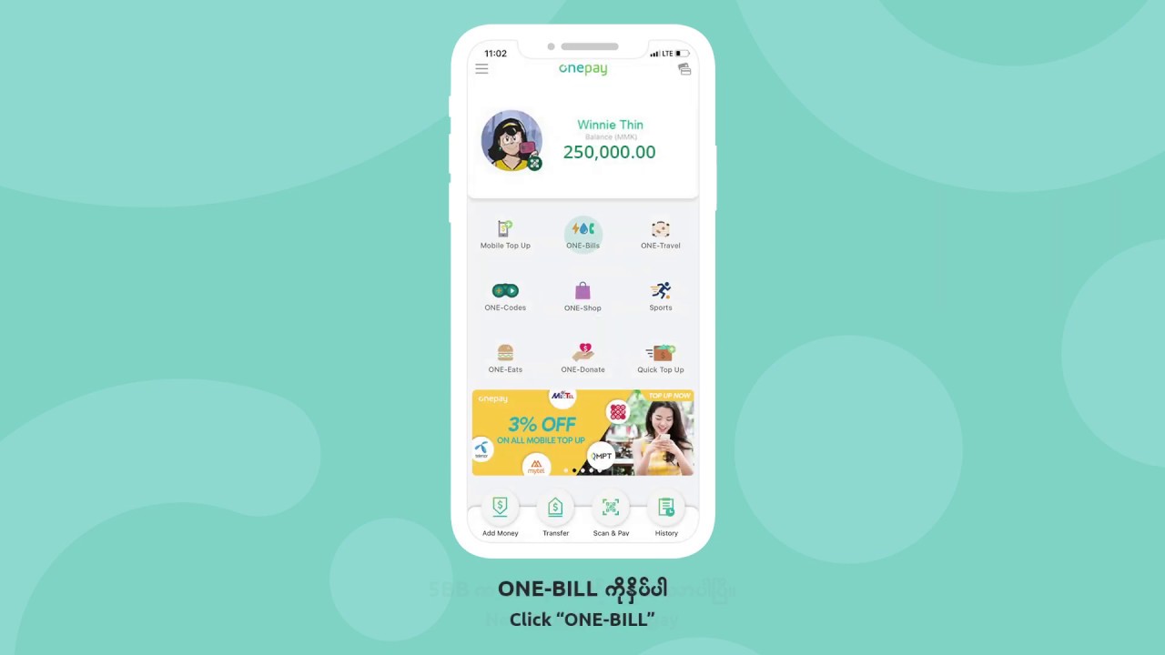 Pay your 5BB internet bills through Onepay and save your time! - YouTube