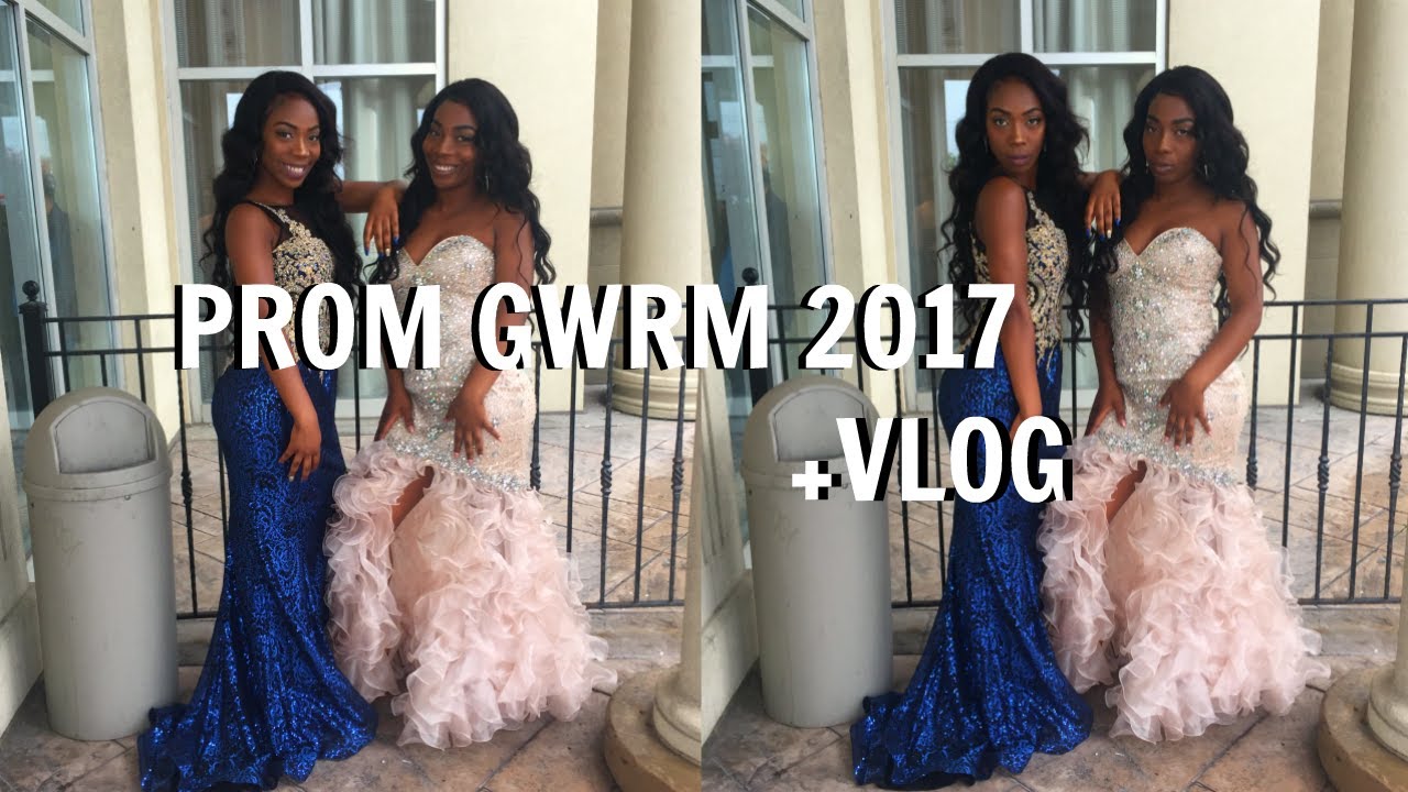 PROM GRWM 2017 + VLOG Ft UniceHair - YouTube