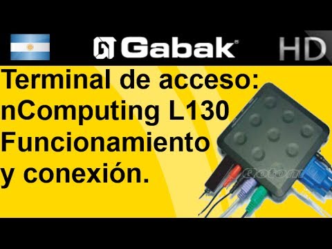 Terminal de acceso Ncomputing L130: Cómo funciona y se conecta. - YouTube
