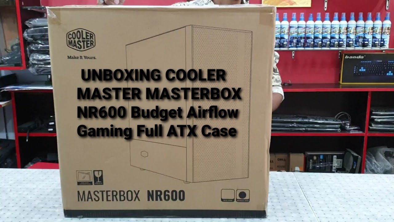 COOLER MASTER MASTERBOX NR600 Budget Airflow Gaming Full ATX Case ...