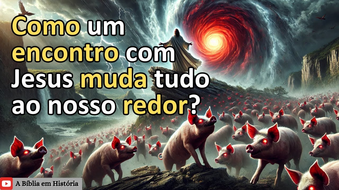 O PODER DE JESUS E O MISTERIO DE GERASA | Como os demônios reconheceram ...