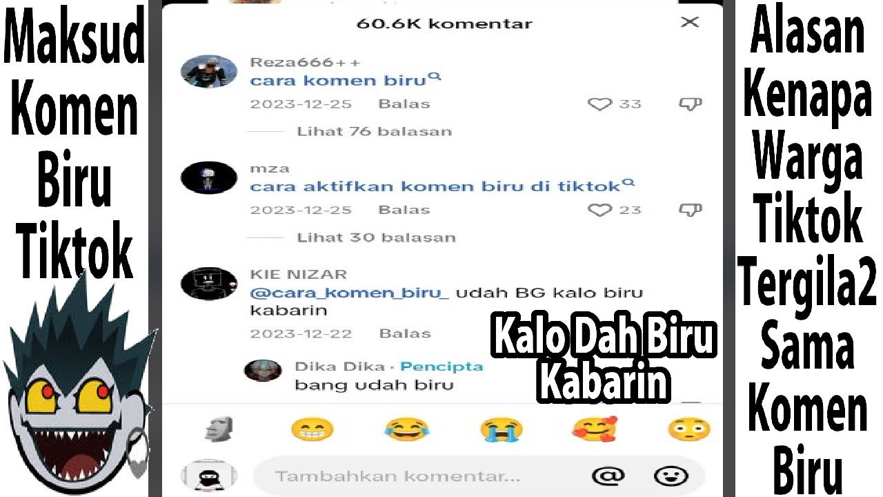 Apa Maksud Komen Biru Di Tiktok - YouTube