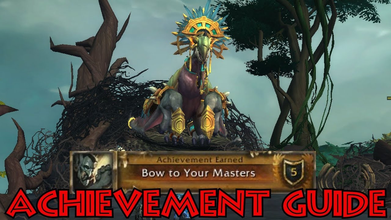 WoW BfA - Bow To Your Masters - Achievement Guide - YouTube
