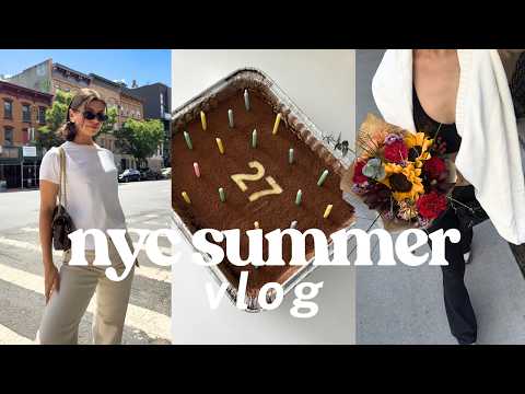 Summer in NYC | Birthday Celebrations, Tiramisu & Getting Back Into Routine