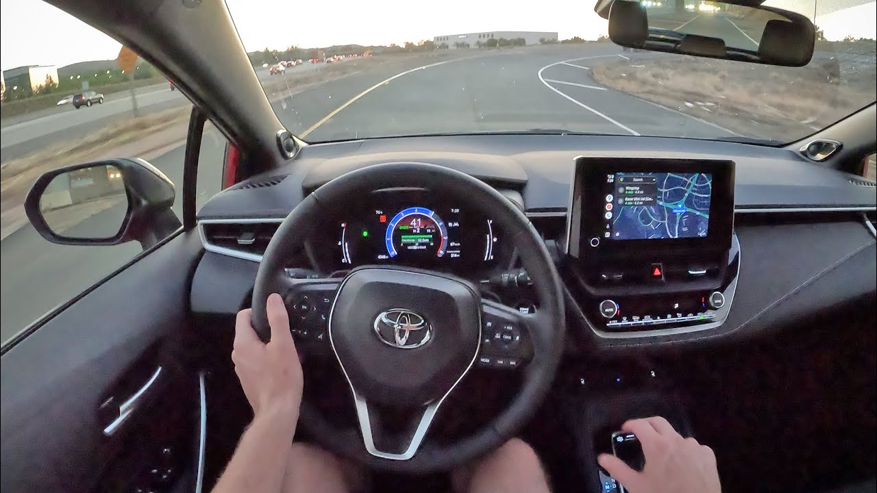 2023 Toyota Corolla Hatchback XSE - POV Night Drive (Binaural Audio ...