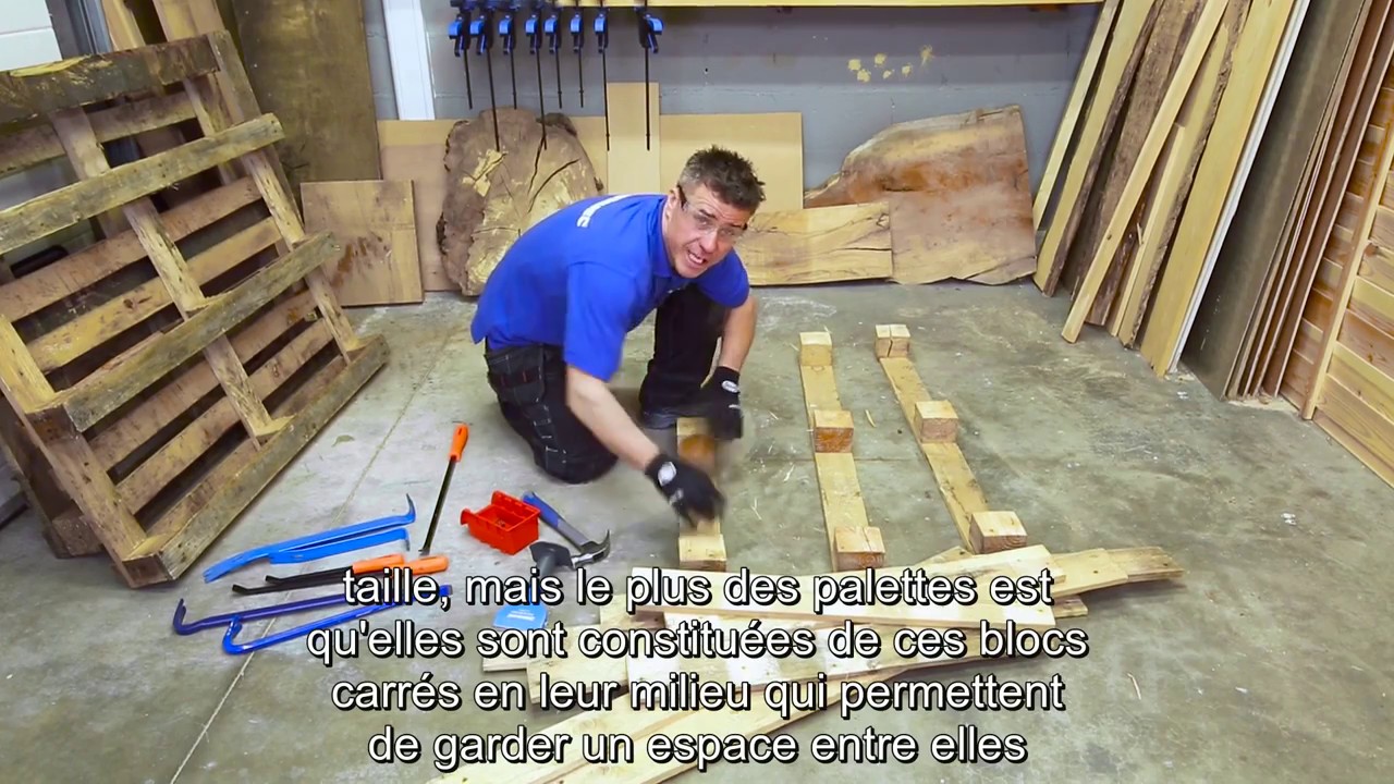 Comment démonter facilement une palette ? - YouTube