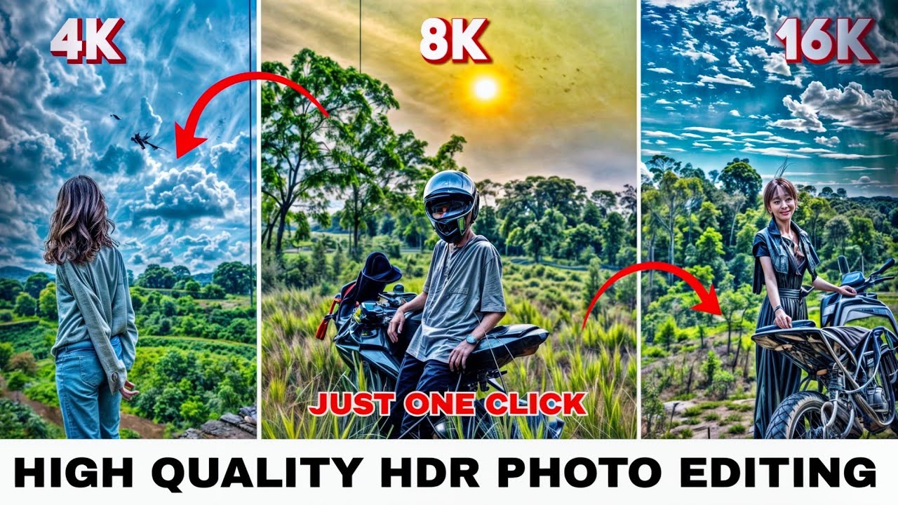 Trending 8K Photo Editing Tutorial | 8K Quality Photo Editing | High ...