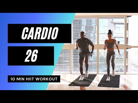 10 MIN CARDIO HIIT WORKOUT // Intense Calorie Burn | MrandMrsMuscle